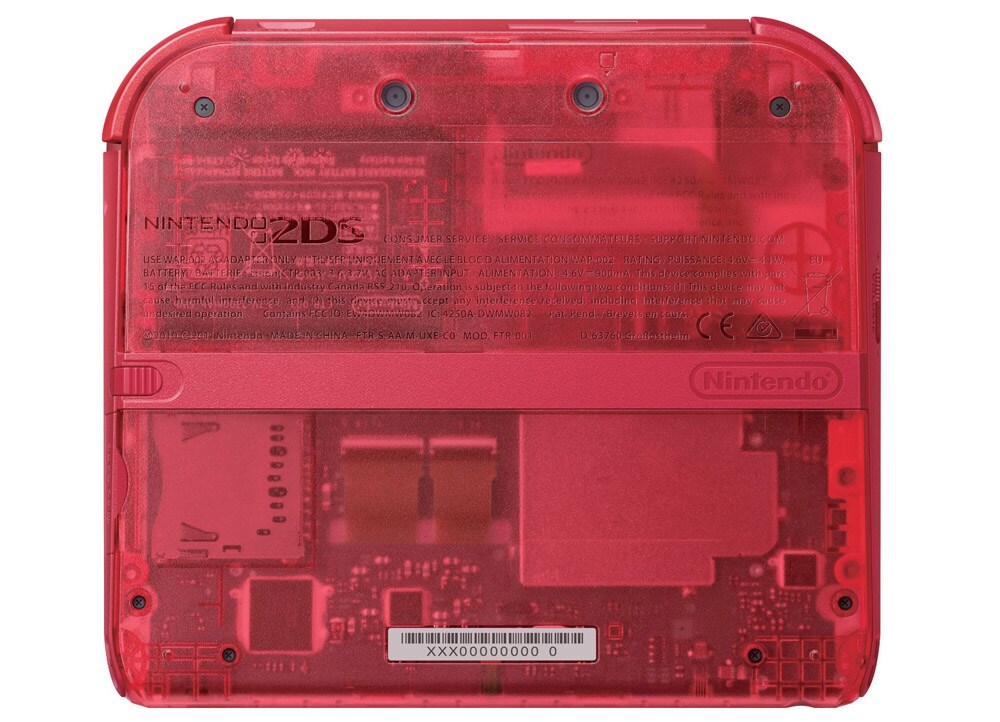 Nintendo 2DS Transparent - Κόκκινο | Multirama.gr