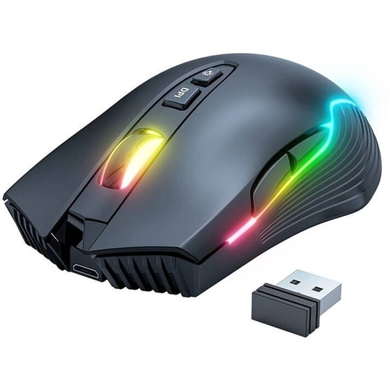 Onikuma CW905 Gaming Aσύρματο Ποντίκι RGB - Μαύρο | Public