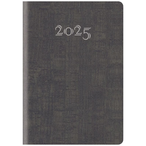 Ημερολόγιο Ημερήσιο 2025 Θεοφύλακτος 12M 8.9x13 cm Murano Ανθρακί | Public