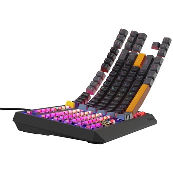 Genesis Thor 230 Gaming Πληκτρολόγιο TKL RGB Outemu Red διακόπτες Μαύρο ...