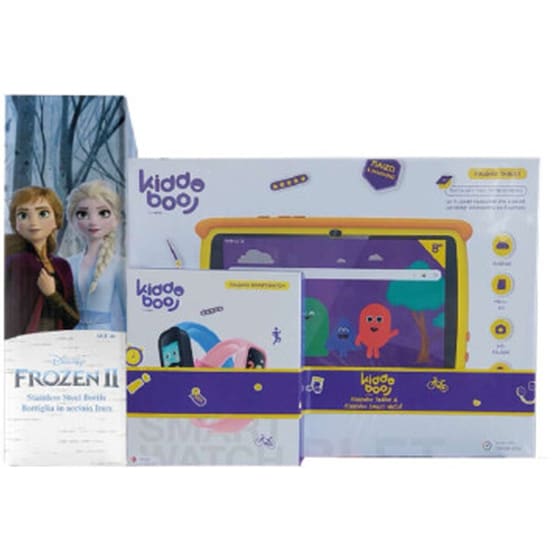 Tablet Kiddoboo 8 2GB/32GB WiFi Yellow + Ροζ Παιδικό Smartwatch ...