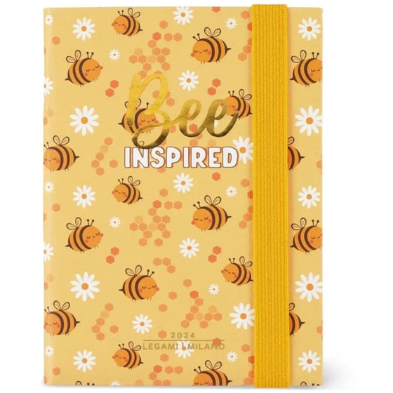 Ημερολόγιο Legami 2024 Εβδομαδιαίο / 2Ήμερο Mini 12M Bee 8 cm x 11 cm ...