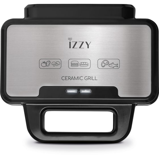 IZZY XL Ceramic Grill IZ-2018 1000 W Ασημί Τοστιέρα - Γκριλιέρα | Public