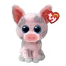 Λούτρινο TY Beanie Boos Hambone Fluffy Γουρουνάκι Ροζ (15cm) | Public