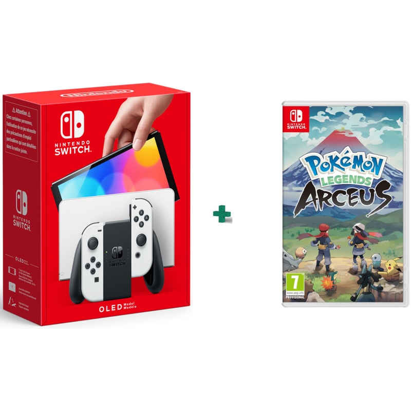 Nintendo Switch OLED Model White Pokemon Legends: Arceus | Pub | Snif.gr