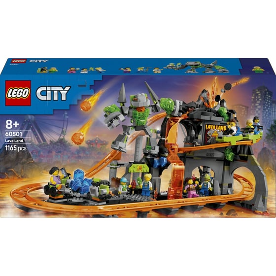 LEGO® City Lava Land Roller Coaster Park - Building Set (60501) | Public