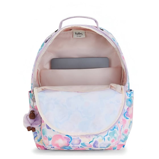 Τσάντα Πλάτης Kipling Seoul Aqua Flowers | Public