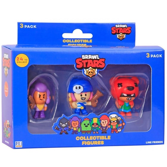 Φιγούρες Σφραγίδα PMI Brawl Stars BRW5021 (3τμχ) | Public
