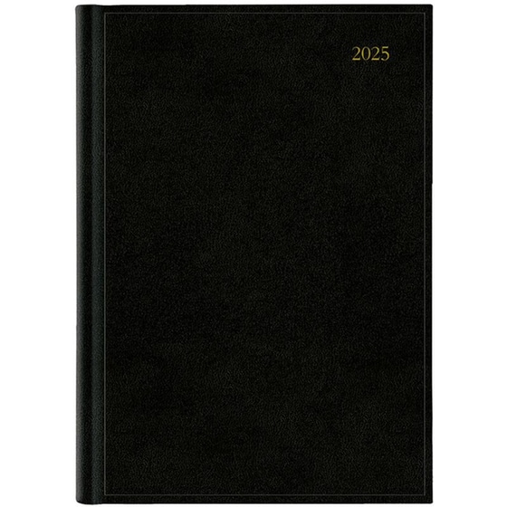 Ημερολόγιο Ημερήσιο 2025 Θεοφύλακτος 12M 17.2x24 cm Paros Μαύρο Χρύσο ...