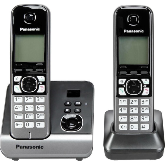 Ασύρματο Τηλέφωνο Panasonic KX-TG6724 Quad - Μαύρο | Public