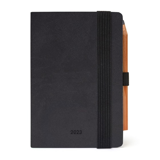 Ημερολόγιο LEGAMI 2023 12M 2Ήμερο Mini Black - 6.5 x 10 cm | Public