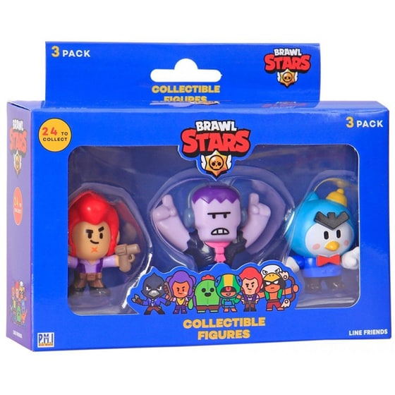 Φιγούρες Σφραγίδα PMI Brawl Stars BRW5021 (3τμχ) | Public