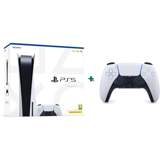 Sony PlayStation 5 Slim & Sony PS5 DualSense Wireless Controller ...