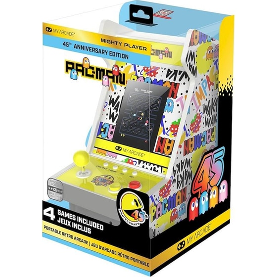 Retro Φορητή Κονσόλα My Arcade Pac-Man 45th Anniversary Mighty Player ...