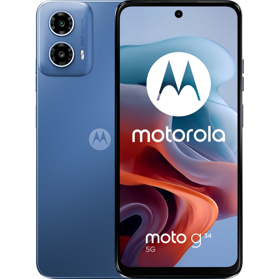 Motorola Moto G34 5G 128GB - Ice Blue | Public