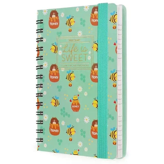 Ημερολόγιο Εβδομαδιαίο Legami 2025 Small Spiral Bee | Public