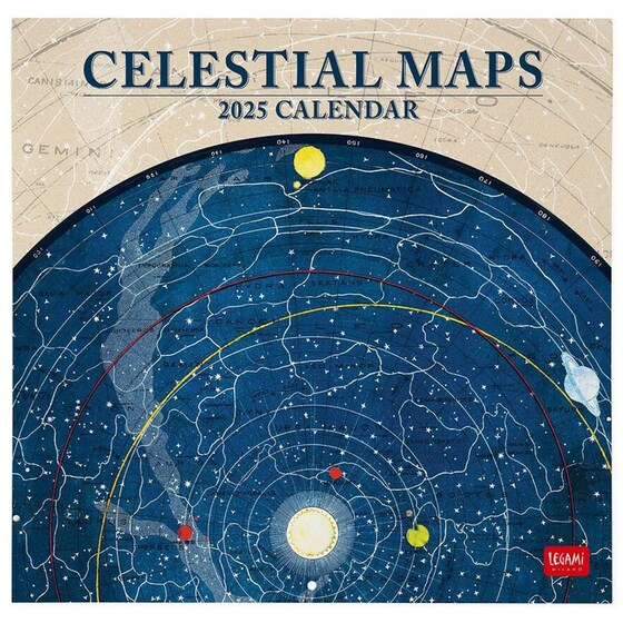 Ημερολόγιο Τοίχου Legami 2025 Celestial Maps 30x29 cm | Public
