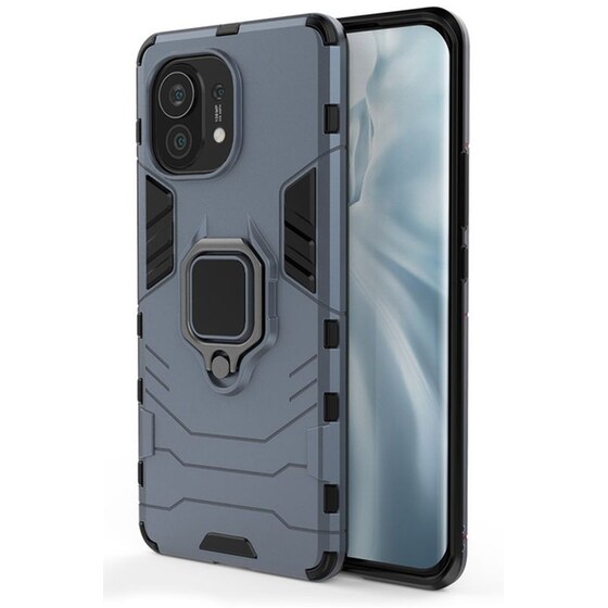 Θήκη Xiaomi Mi 11 - Powertech Ring Armor Mob-1712 - Μπλε | Public