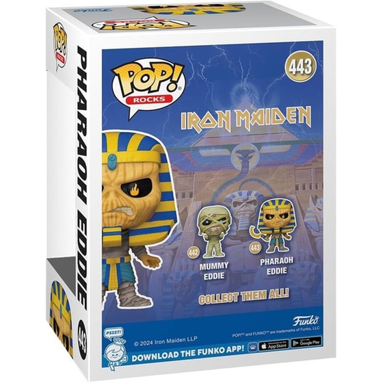Funko Pop! Rocks - Iron Maiden - Pharaoh Eddie #443 | Public