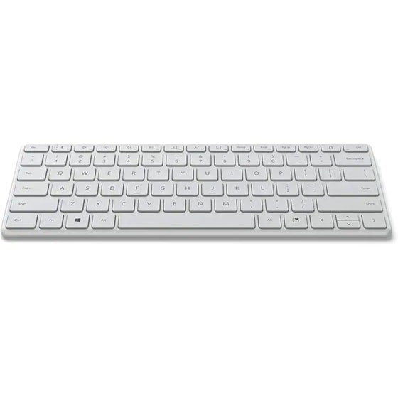 Microsoft Designer Compact Ασύρματο Bluetooth Πληκτρολόγιο Λευκό (US ...