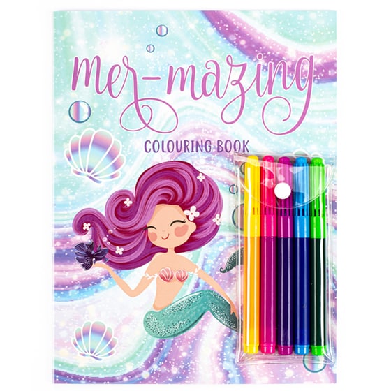 Σετ Βιβλιαράκι Ζωγραφικής Tri-Coastal Design Mermaid | Public
