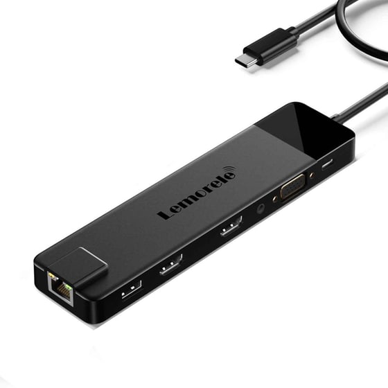 Docking Station Lemorele TC100 - Μαύρο | Public