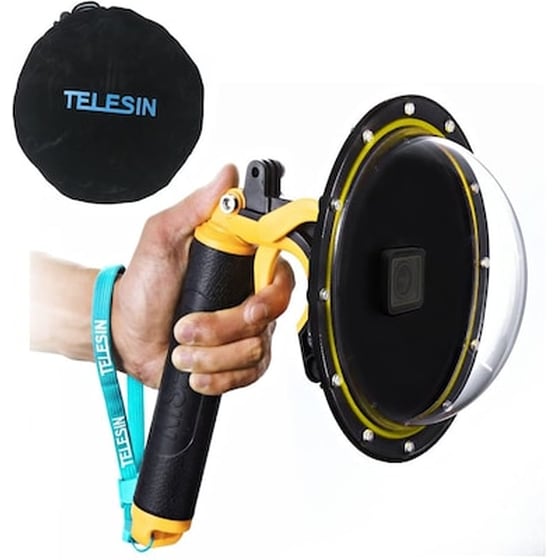 Telesin Dome Για Gopro Hero 9 Με Αδιάβροχη Θήκη / Φακός Διπλής Οπτικής ...