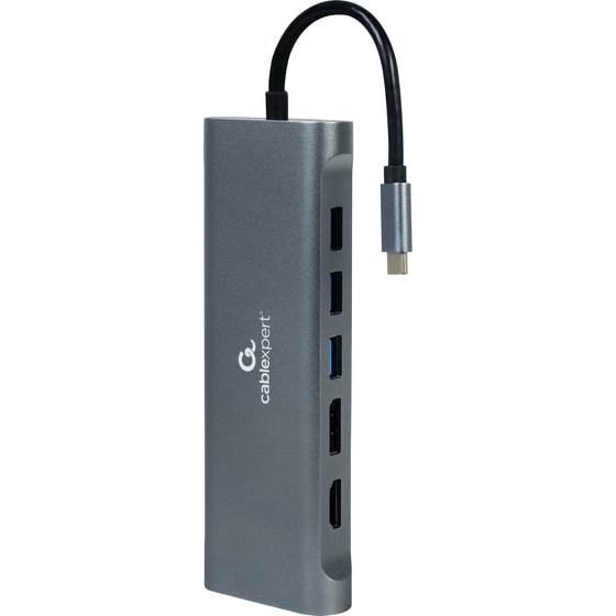 Docking Station Cablexpert A-CM-COMBO8-01 12-Port USB 3.0 συμβατό με ...