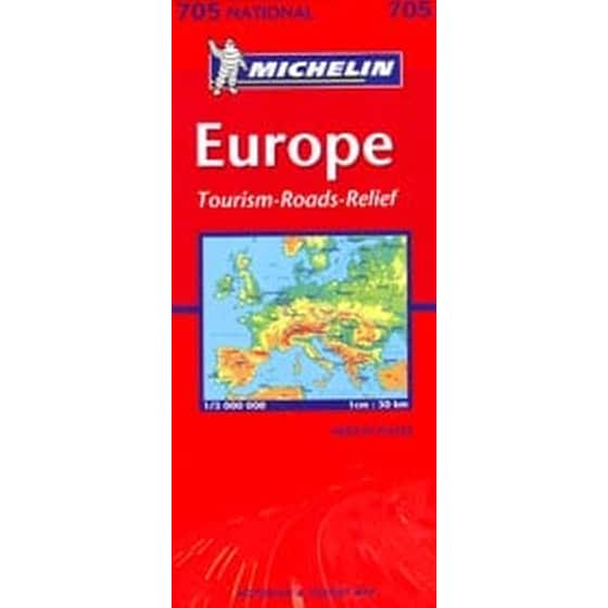 Michelin Europe Map No. 705 | Public βιβλία