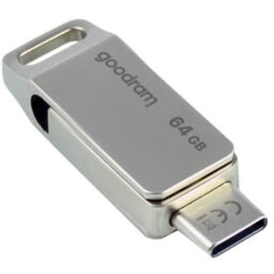 Goodram OTG Flash Drive USB3.2 Gen1 - 64 GB - Type‑C Ασημί | Public