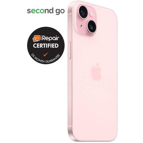 Μεταχειρισμένο Apple Iphone 15 256gb Pink Second Go Certified By Irepair | Public