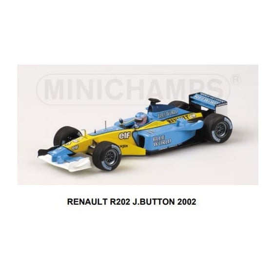 Renault F1 Team R202 J.button 2002 - 1/43 Scale - Minichamps | Public