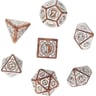 Σετ Ζάρια - Steampunk: Clockwork Dice Set - Caramel And White | Public