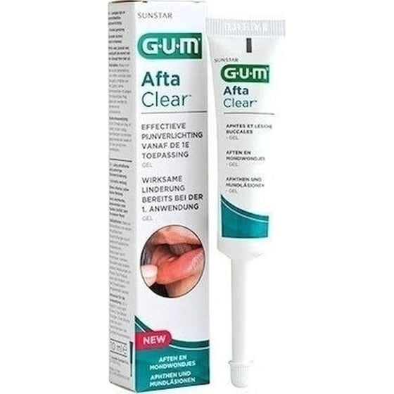 Τζελ Ούλων GUM 2400 Aftaclear Gel Τζελ Για Θεραπεια Απο Αφθες 10ml | Public