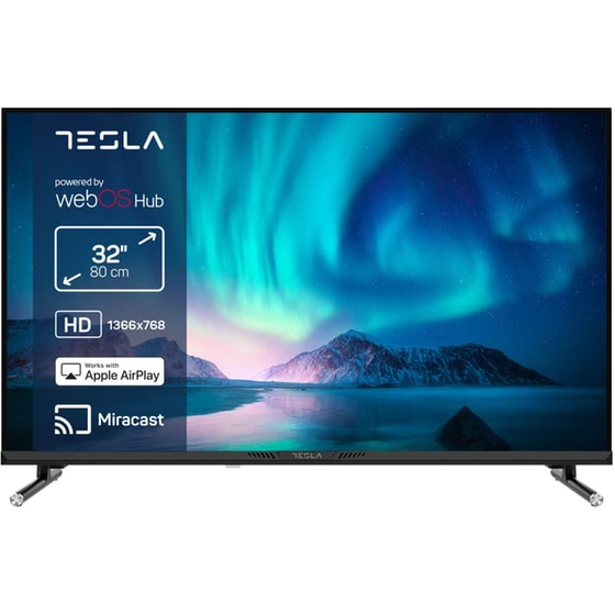 Tesla LED 32" HD Ready Smart Τηλεόραση 32E645BHW | Public