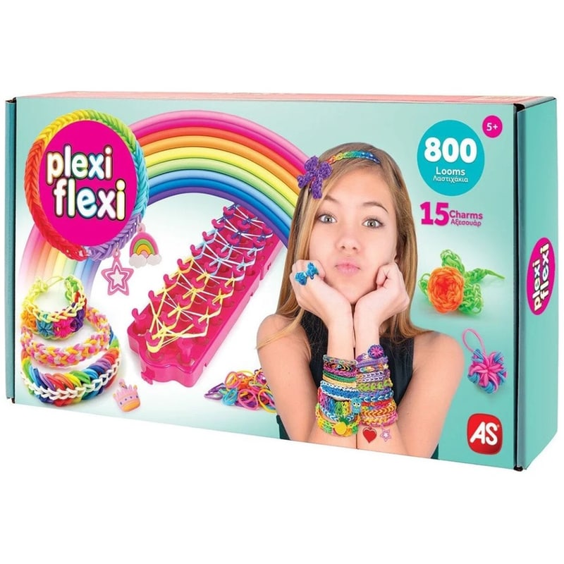 Plexi Flexi Αργαλειός Με 800 Λαστιχάκια & 15 Αξεσουάρ | Public