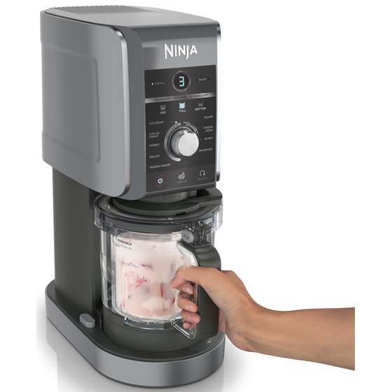 Παγωτoμηχανή Ninja® CREAMi® Deluxe NC501EU 800 W Ασημί | Public