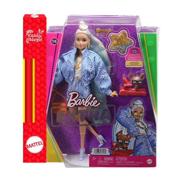 Παιχνιδολαμπάδα Κούκλα Barbie Extra - Blonde Bandana | Public