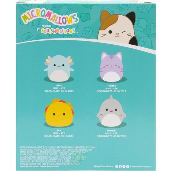 Λούτρινα Jazwares MicroMallows Σετ Με 4 Λούτρινα SquishMallows Διάφορα ...