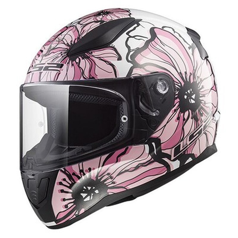 Κρανος Full Face Ls2 Ff353 Rapid Poppies White/pink | Pub | Snif.gr