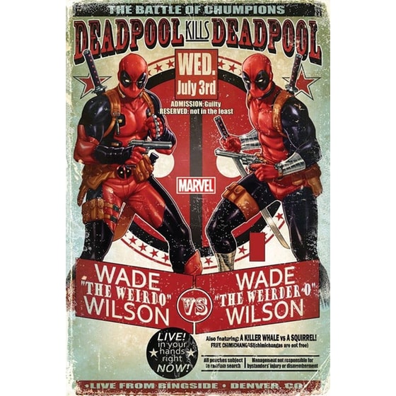 Αφίσα Marvel Wade Vs Wade Deadpool Κάθετη 61x91 cm | Public